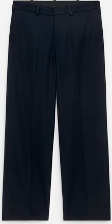 Arket Locker Geschnittene Hose Aus Wolle -Blau