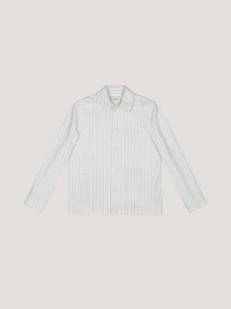 Circolo 1901 Striped work jacket Indaco 002 Striped / M