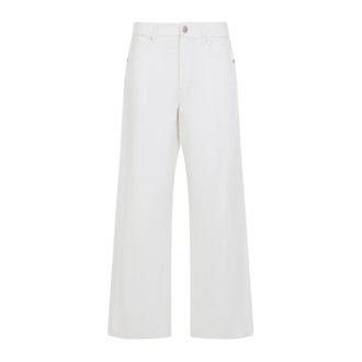 Max Mara Smmonorata Pocket Hosen - - Jeans - Damen - Wei&szlig; - M