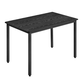 Vasagle Esstisch, K&uuml;chentisch, 70 x 110 x 77 cm, Esszimmertisch f&uuml;r 4 Personen, Tisch Wohnzimmer, Schreibtisch, f&uuml;r Esszimmer, K&uuml;che, Industrie-Design, ebenho