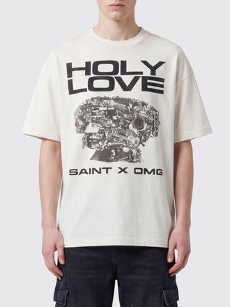 Saint Mxxxxxx T-shirt en coton &agrave; manches courtes avec imprim&eacute; graphique