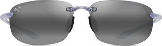 Maui Jim GREY HOOKIPA SHINY CRYSTAL 64