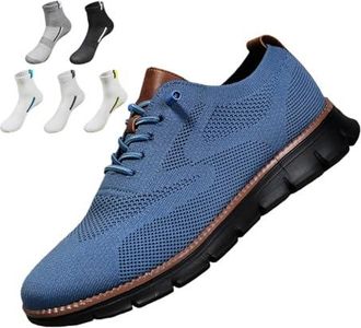 Generic Baskets Oxford en maille pour homme - L&eacute;g&egrave;res et d&eacute;contract&eacute;es - Pour la marche, le tennis, la conduite - Pour le travail, les voyages et les trajets 