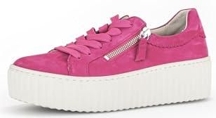 Gabor Baskets basses pour femme, semelle intérieure amovible, Rose 30, 38.5 EU