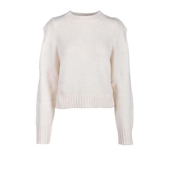 Weili Zheng Cremefarbener Pullover f&uuml;r Frauen - - Knitwear - Damen - Wei&szlig; - S