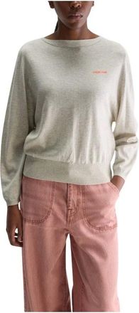 Bellerose Femme, Pulls, Gris, Taille: 38 FR Pull Geros