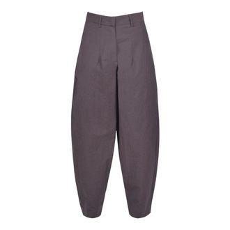 ottod'Ame Femme, Pantalons, Brun, Taille: 38 FR Pantalone a palloncino
