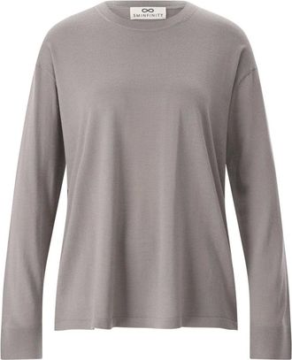 Sminfinity Femme, Pulls, Gris, Taille: 36 FR Tricot &agrave; col rond