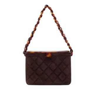 Chanel Sac Vanity Pre-owned - Femme - Pre-owned - Brun - Taille: ONE Size