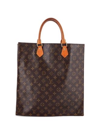 Louis Vuitton Sac Plat Bag Monogram Canvas tote bag - Marron