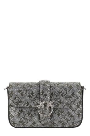 Pinko Pinko Crossbody Bags - Modern Minimalist Silver Bag With Reflective Surfa - Gr. unisize - in Silber - f&uuml;r Damen