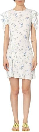 Mar De Margaritas Femme, Robes, Blanc, Taille: 42 FR Karin Short Dress