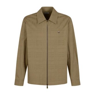 Burberry Homme, Vestes, Beige, Taille: M Oakwell Cotton Jacket
