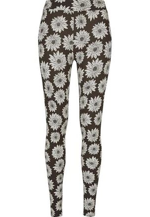 Urban Classics Ladies Soft Darkleo Legging Femme Legging Marron 4XL 85% Polyester, 15% &Eacute;lasthanne