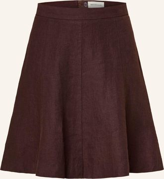 Moss Copenhagen Msch Copenhagen Leinenrock Mschnaira Claritta braun