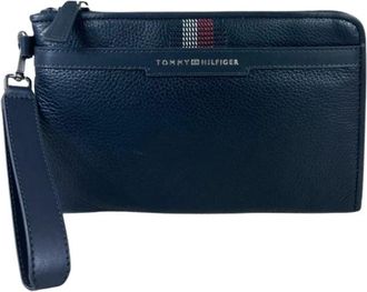 Tommy Hilfiger Homme, Accessoires, Bleu, Taille: ONE Size Th Casual Leather Pouch
