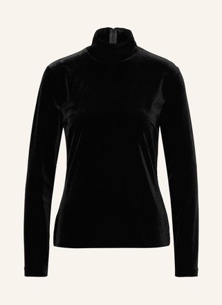 Part Two Longsleeve Aus Samt schwarz