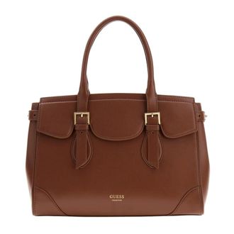 Guess Diana Maxi Satchel - - Bags - Damen - Braun - ONE SIZE