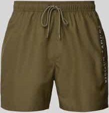 Tommy Hilfiger Regular Fit Badeshorts mit Tunnelzug
