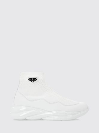 Philipp Plein Baskets montantes slip-on avec design chaussette et empi&egrave;cements en cuir