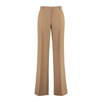 Etro Femme, Pantalons, Beige, Taille: 40 FR Pantalon large pliss&eacute;