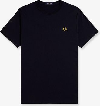 Fred Perry Cotton t-shirt with logo embroidery - FRED PERRY - gender_Man