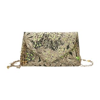 Dries Van Noten Sac moyen enveloppe avec chaine - Femme - Sacs - Beige - Taille: ONE Size