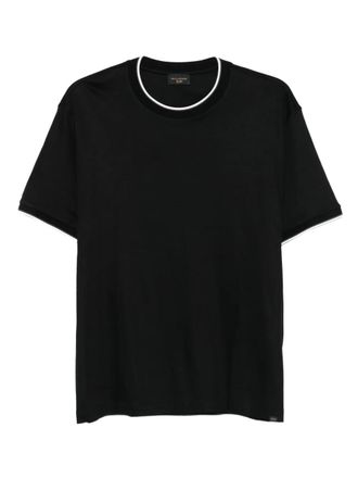 Paul & Shark t-shirt à liserés contrastants - Noir