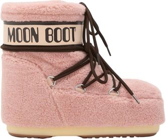 Moon Boot Stiefeletten - Moon Boot Mb Icon Low Fleece Boots Roze 80d1409700 - Gr. 36 (EU) - in Gold - f&uuml;r Damen