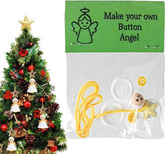 Generic Weihnachtsbaum Kn&ouml;pfe Dekoration | Interaktives Spielzeug | Weihnachtsschmuck Bastel-Paket,F&uuml;r Kinder Jugendliche Erwachsene Studenten Kaminsims Fenst