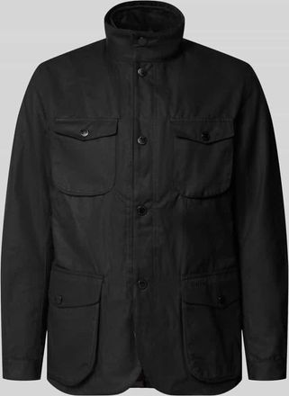 Barbour Funktionsjacke mit gewachstem Twill