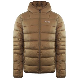 Nicce London Skyline Herren-Steppjacke, Braun