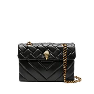 Kurt Geiger Kensington Leder Umh&auml;ngetasche - - Bags - Damen - Schwarzk - ONE SIZE