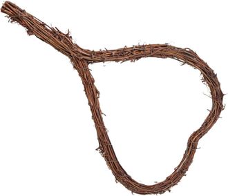 BESPORTBLE Rattan Herzkranz Mit Handgriff Herzförmiger Weidenkranz Für Rustikale Hochzeitsdekoration Romantische Tür Und Wandgarland Für Valentinstag Und Besonde