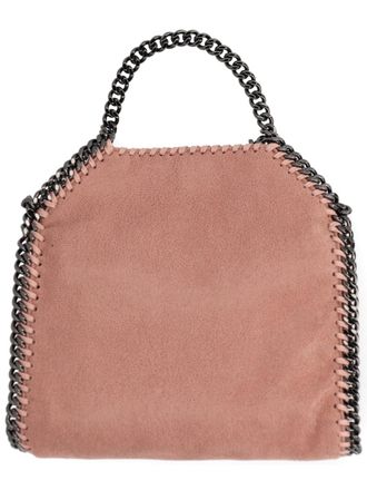 Stella McCartney Womens Falabella Micro Bag Brown Polyester Shoulder