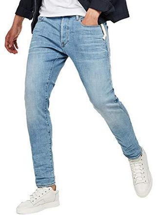 G-Star G-Star 8436 Jean slim pour homme 3301 Bleu indigo Aged Taille W 36 L 32