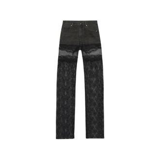 Blumarine Straight Leg Hosen - - Trousers - Damen - Grau - 2XS