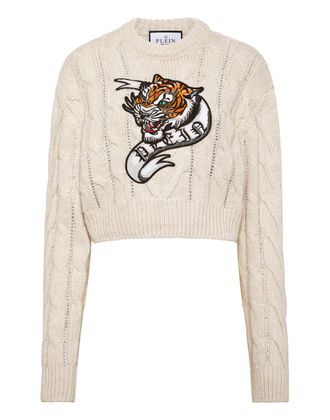 Philipp Plein Rundhalspullover Tattoo