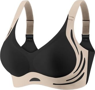 Generic Soutien Gorge Invisible Soutien Gorge sans Armature Brassiere Femme sans Armature De Classique Grande Taille Gel sans Armature Anti-Affaissement Maint
