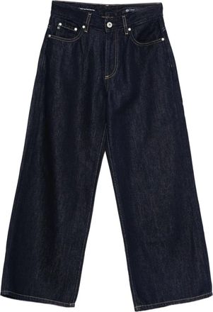 AG - Adriano Goldschmied Femme, Jeans, Bleu, Taille: W31 Saige Jean Large Coupe Chevilles