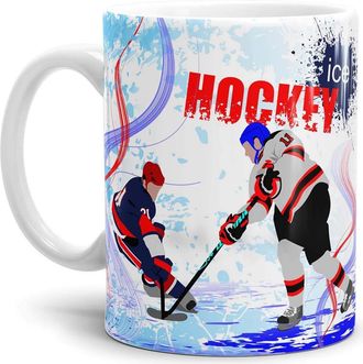 Tassendruck Eishockey-Tasse Wintersport - Kaffeetasse/Mug/Cup - Qualität Made in Germany