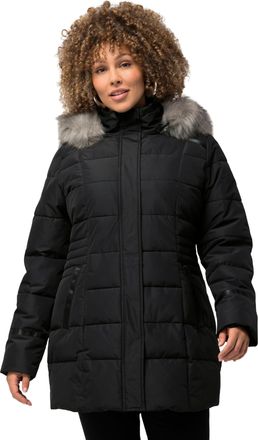 Ulla Popken Damen, gro&szlig;e Gr&ouml;&szlig;en, HYPRAR Funktionsjacke, Webpelz abnehmbar, 2-Wege-Zipper