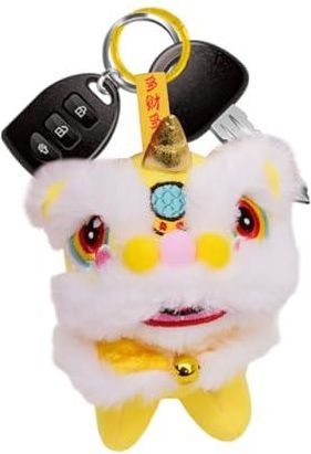 Generico Porte-cl&eacute;s animaux - 2026 animaux chinois - Pendentifs de poup&eacute;es en peluche - Pour adultes, hommes, femmes, voyage, bagages, bureau, nouvel an chinoi