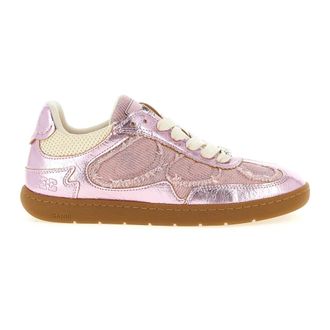 Ganni 08 Denim Raw Edge Sneakers - - Shoes - Damen - Rosa - 37 EU