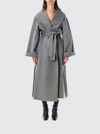 By Malene Birger Langer Wickelmantel aus Wolle mit Schalkragen