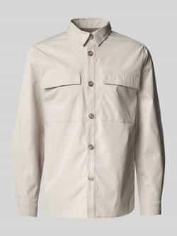 Colours & Sons Regular Fit Hemdjacke mit Brustpattentaschen