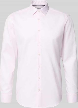 Jake*s Regular Fit Business Hemd aus Baumwolle mit Kentkragen