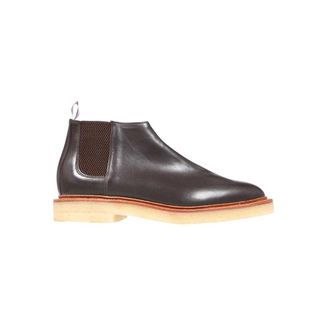 Thom Browne Trikolore Leder-Chelsea-Boots - - Shoes - Herren - Braun - 41 EU