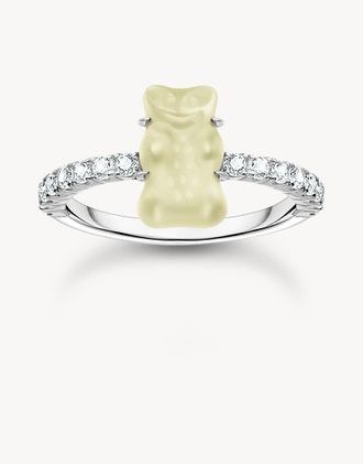 Thomas Sabo Bague - Argent&eacute; et blanc