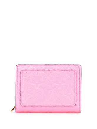 Louis Vuitton 2021-2025 kleines Monogram Empreinte Clea Portemonnaie - Rosa